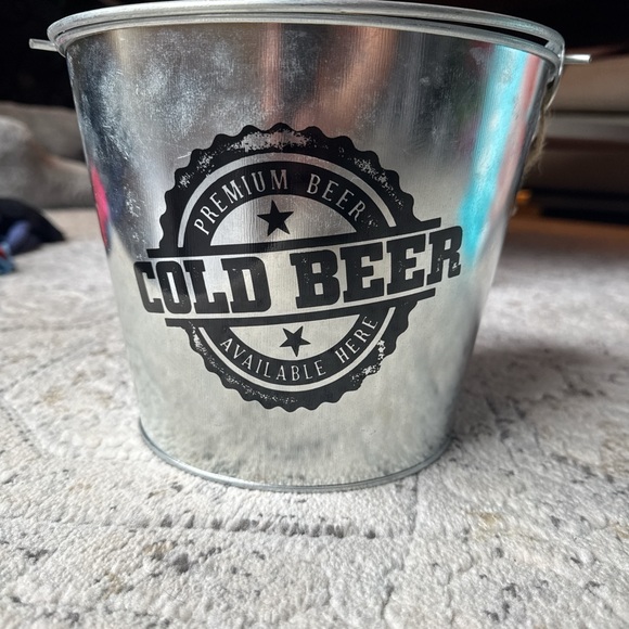 Dining | Silver Cold Beer Bucket | Poshmark